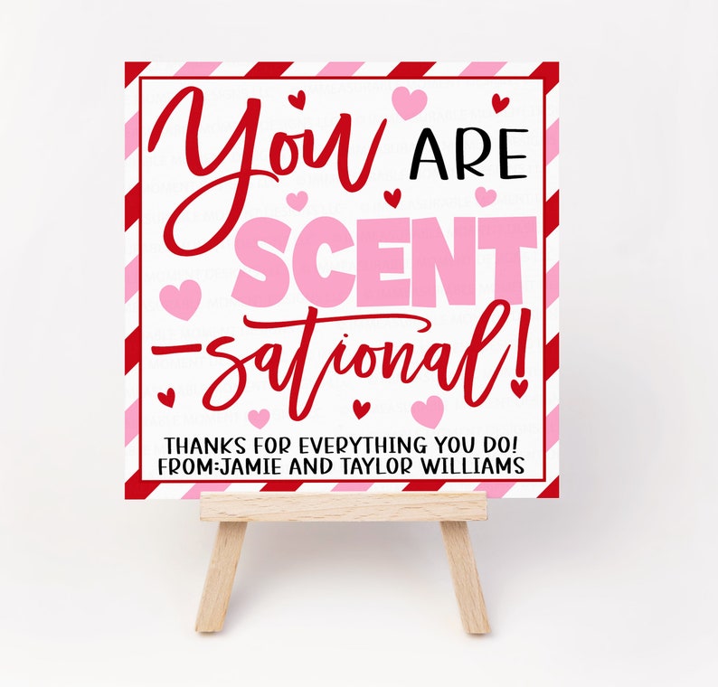 Valentine Appreciation Gift Tags You Are Scent-sational - Etsy