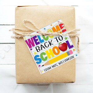 Welcome Back to School Gift Tag, New School Year Student Gift, Gift ...