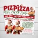 Pizza With Santa Flyer, Pizza & Pictures With Santa Fundraiser, Kids ...