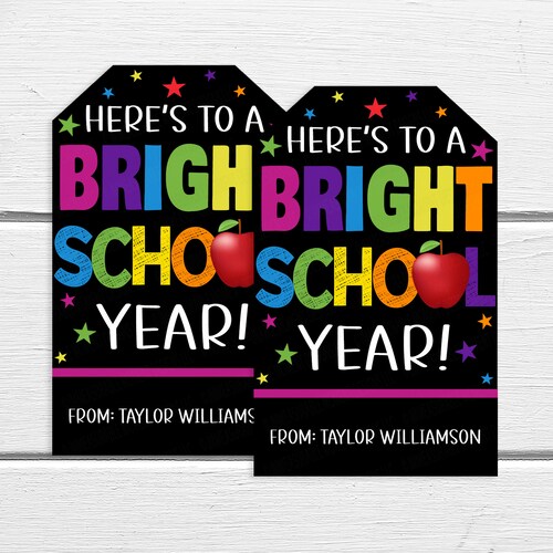 Back to School Teacher Gift Tag Goodbye Suntan Hello Lesson - Etsy