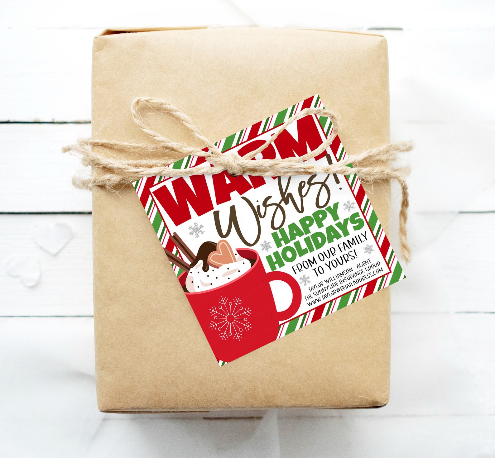 Christmas Warm Wishes Hot Chocolate Pop by Gift Tags, Hot Cocoa ...