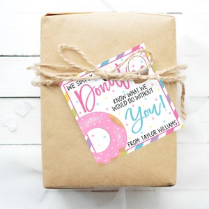 Easter Donut Gift Tag, Donut Know What We Would Do Without You ...