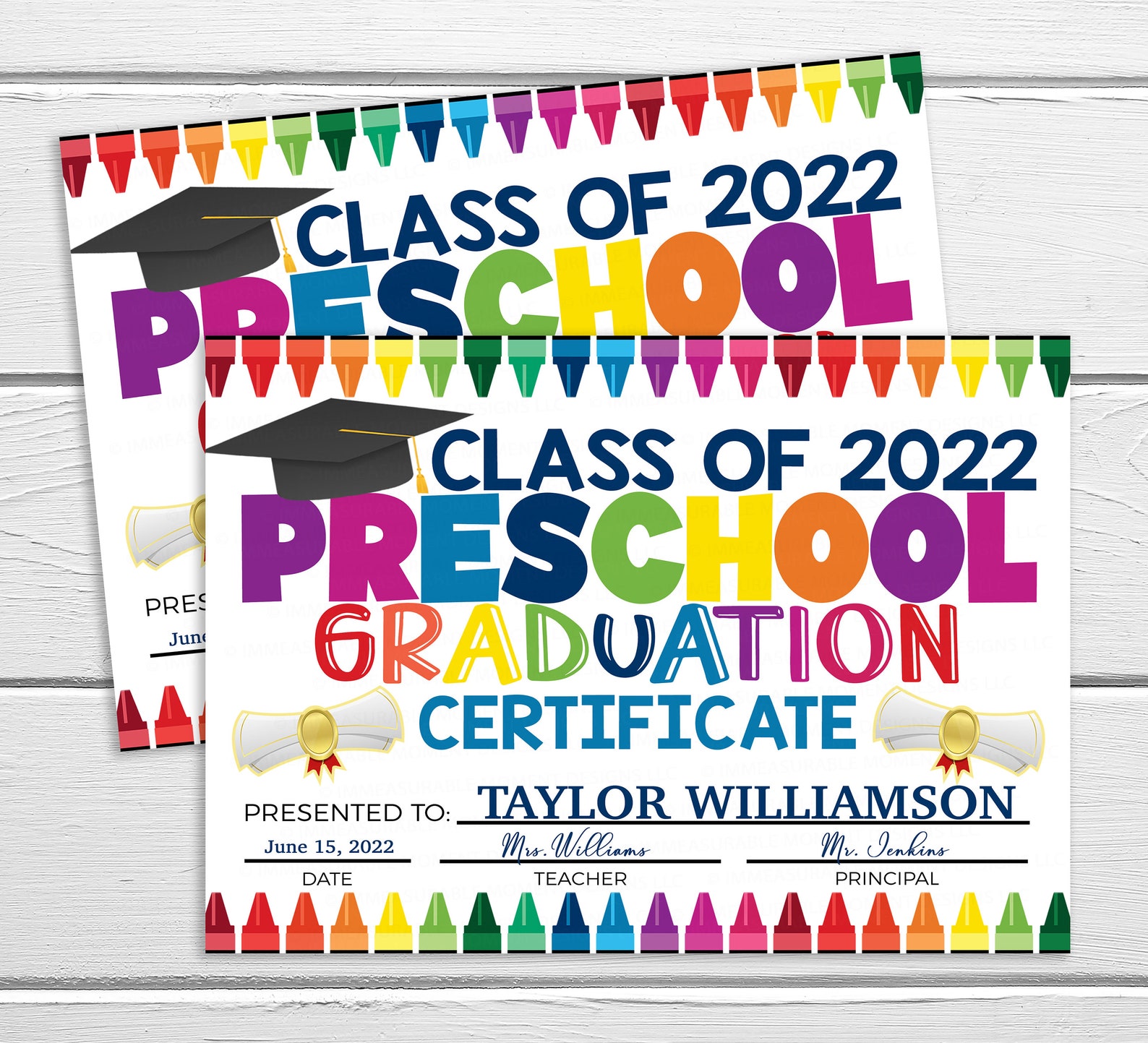 Editable Preschool Graduation Ceremony Bundle Program - Etsy