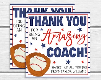 Baseball Coach Gift - Etsy