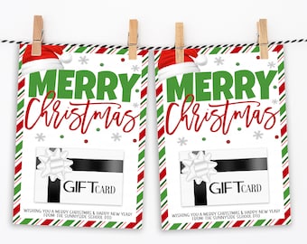 Christmas Thank You Gift Card Holder, Teacher Staff Employee Nurse ...