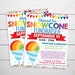 Editable Snowcone Flyer Invitation, Snow Cone PTO PTA School Church ...