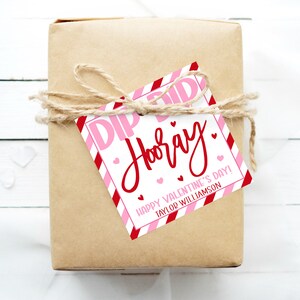 Valentine's Dip Dip Hooray, Class Student Kid Classmate Snack Treat ...