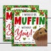 Christmas Muffin Appreciation Gift Tags, Winter Would Be Muffin Without ...