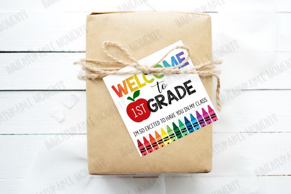 Welcome to First Grade Gift Tag by Immeasurable Moment Designs | Catch ...