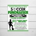 Soccer Fundraiser Flyer Editable Printable PTA PTO Flyer - Etsy