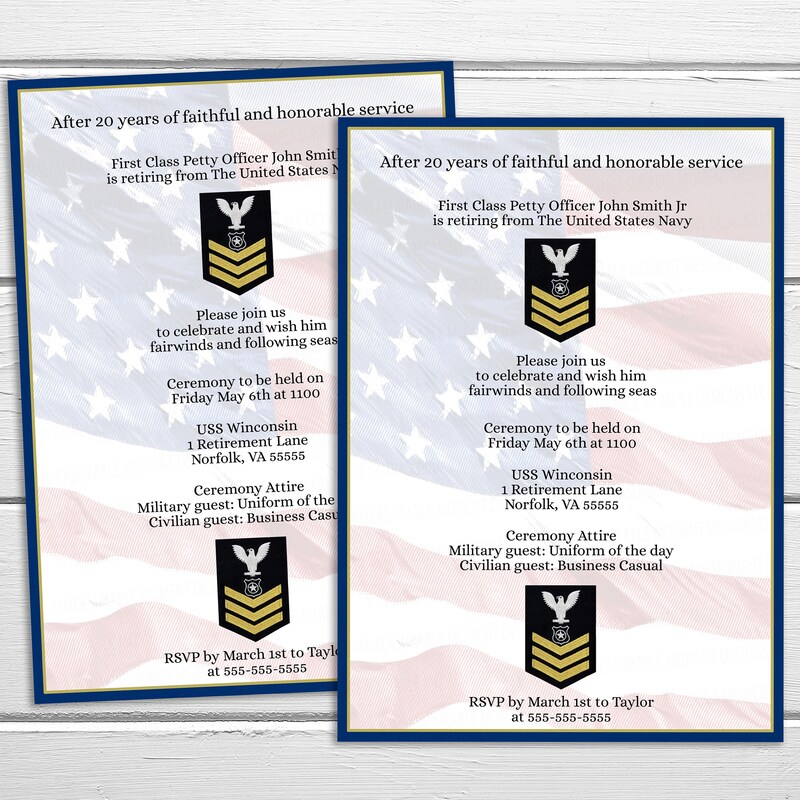 Retirement Invitation - Etsy