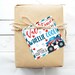 Valentine Monster Truck Gift Tags, Editable Truck Tag, Valentine You're ...