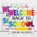 Welcome Back to School Gift Tag, New School Year Student Gift, Gift ...