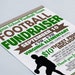 Football Fundraiser Flyer, Editable Printable PTA PTO Flyer Invitation ...