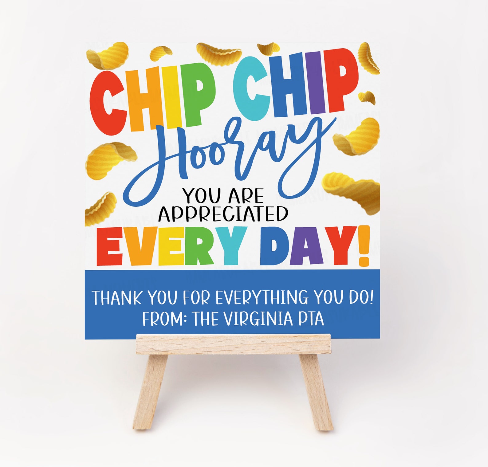 Chips Gift Tags Chip Chip Hooray Potato Chip Appreciation - Etsy