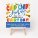 Chips Gift Tags, Chip Chip Hooray, Potato Chip Appreciation Label ...