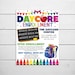 Daycare Enrollment Registration Flyer Editable Printable - Etsy