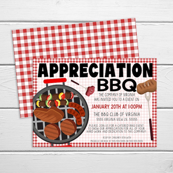 Employee Appreciation Lunch Flyer - Etsy