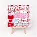 Valentine Bubble Gift Tags, Editable Hope Your Valentine's is Bubbles ...
