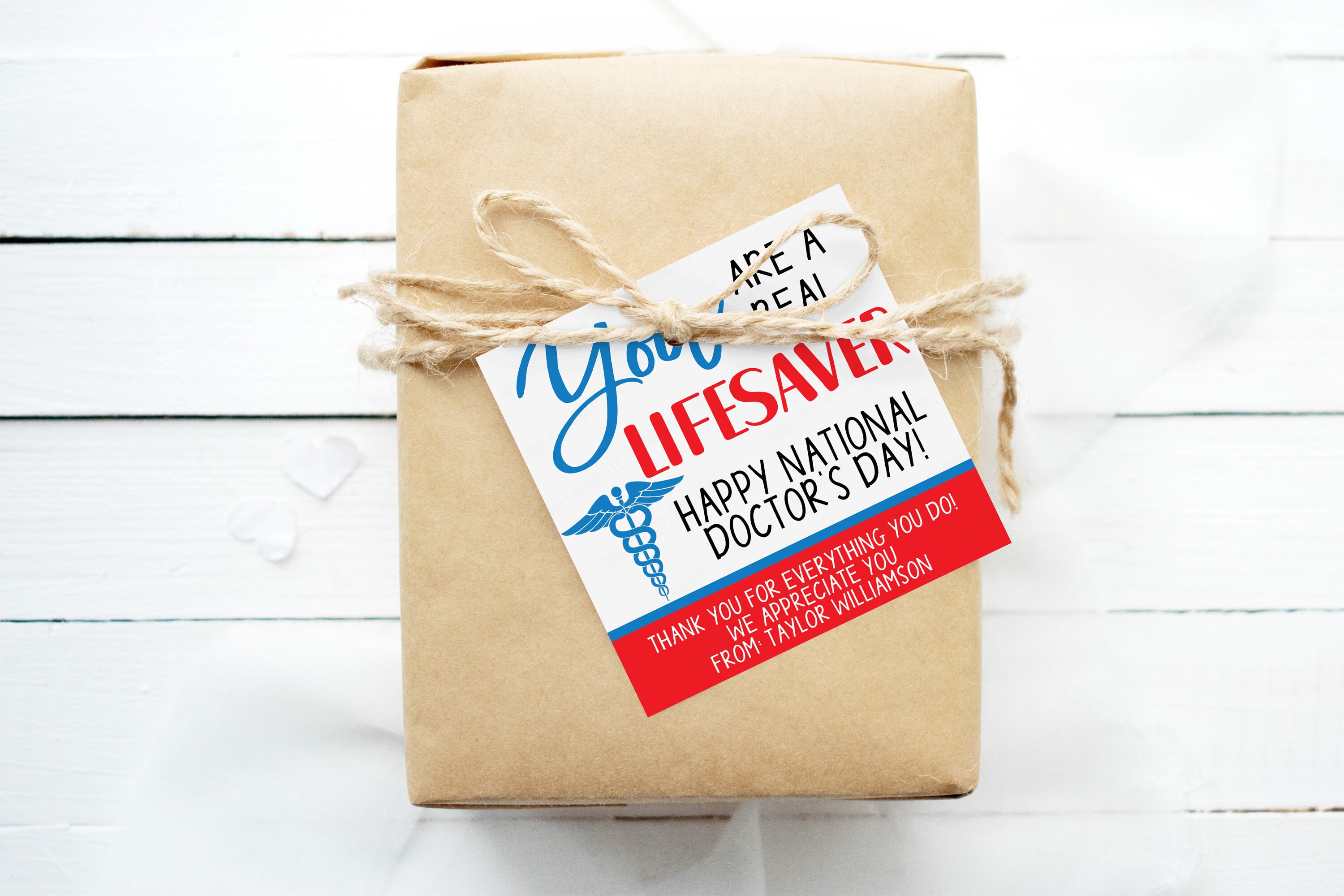Doctor Appreciation Gift Tag National Doctor's Day You | Etsy