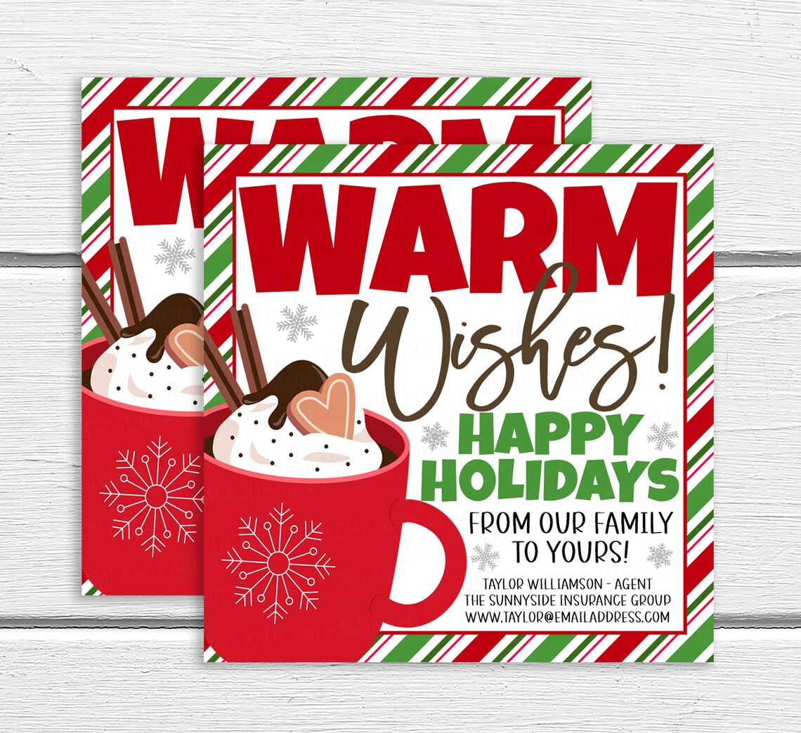 Christmas Warm Wishes Hot Chocolate Pop by Gift Tags, Hot Cocoa ...
