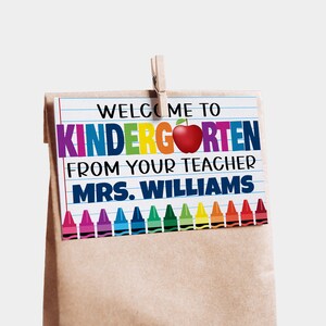 Kindergarten Postcard to Students, Hello From the Teacher, New School ...
