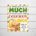 Lunch Thank You Sign, We Appreciate You so Much Enjoy Lunch, Staff ...