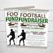 Football Fundraiser Flyer, Editable Printable PTA PTO Flyer Invitation ...