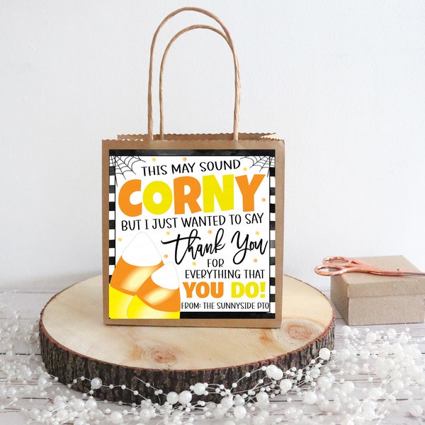 Corny Thank You Card - Etsy