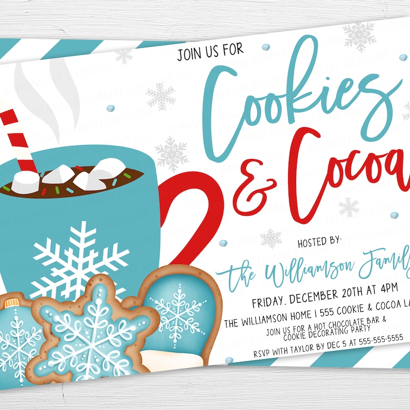 Hot Cocoa Flyer - Etsy