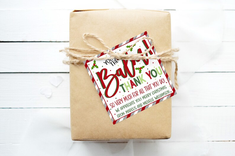 You're the Balm Gift Tag Appreciation Teacher Employee - Etsy