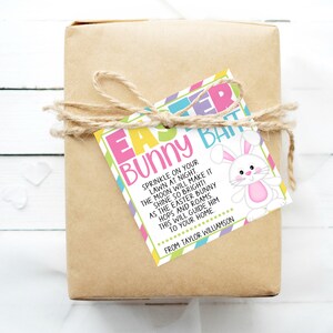 Easter Bunny Bait Gift Tag, Kids Easter Eve Game, Bunny Food, Easter ...