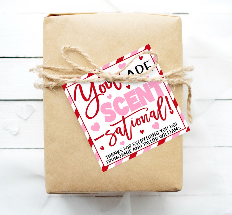 Valentine Appreciation Gift Tags You Are Scent-sational - Etsy