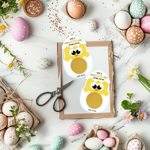 Spring Break Play Dough Gift Tag, Editable Kids Easter Play Dough Tag ...