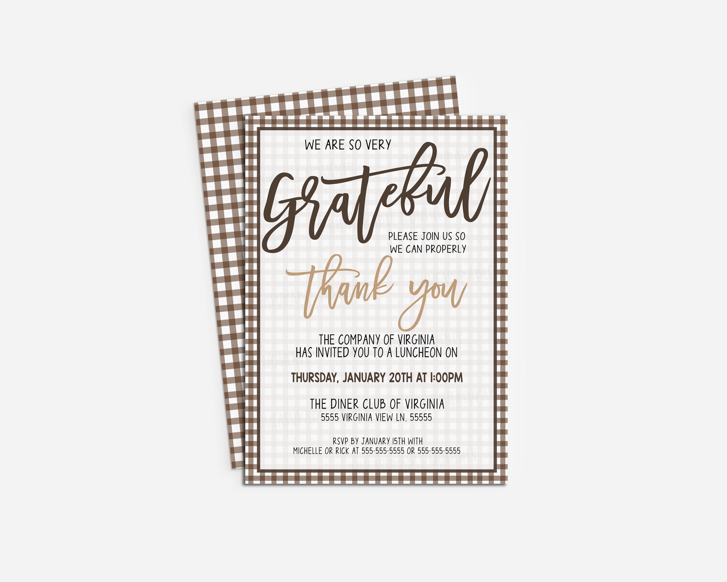 Work Lunch Invitation