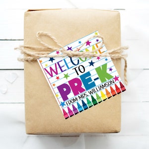 Welcome to Pre-k Gift Tag, New School Year Student Gift, Preschool Prek ...