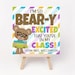 Back to School Bear Gift Tags I'm Bear-y Excited - Etsy