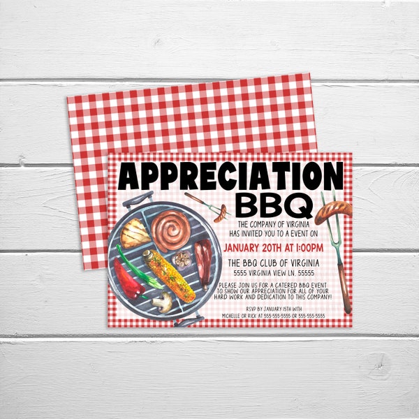 Bbq Invitation - Etsy