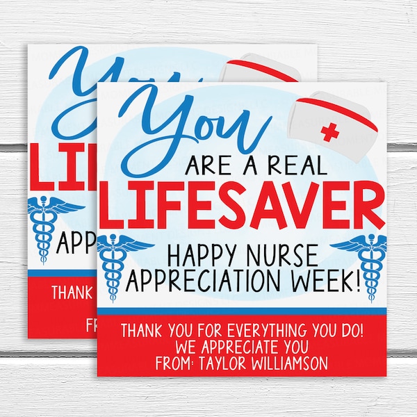 Lifesaver Thank You - Etsy