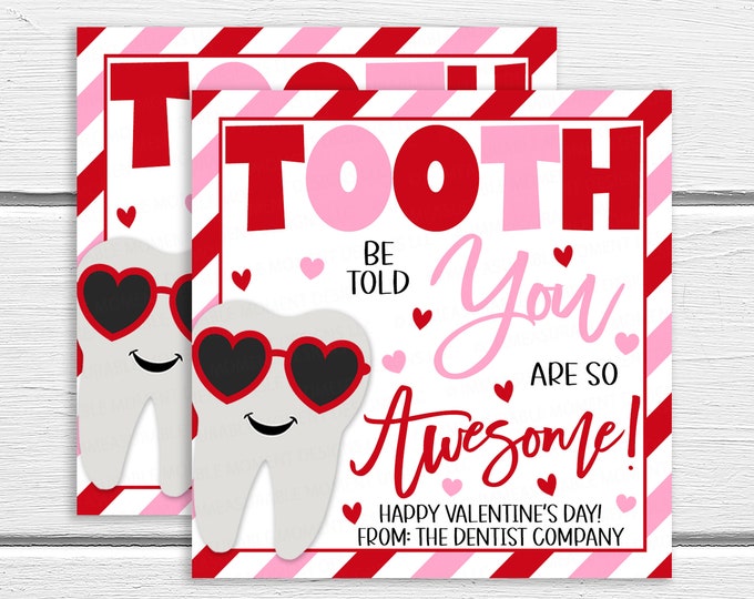 Dental Appreciation Week Gift Tag, Thank You Dentist, Medical Staff ...
