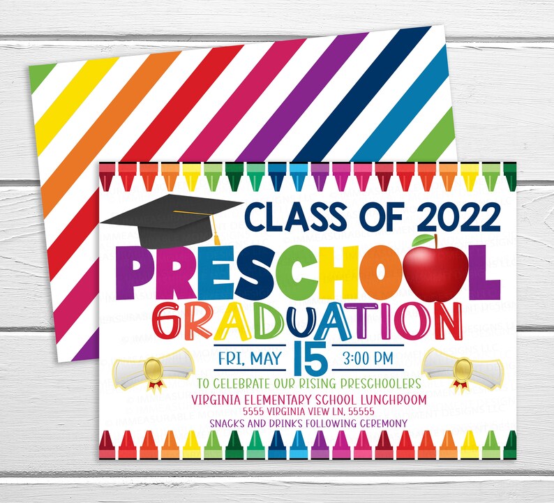 Editable Preschool Graduation Ceremony Bundle Program - Etsy
