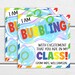 Back to School Bubbles Gift Tags, Bubbling With Excitement, Gift for ...