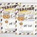 Teacher Appreciation Gift Card Holder, If You Give A Teacher Cookie ...