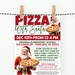 Pizza With Santa Flyer, Pizza & Pictures With Santa Fundraiser, Kids ...