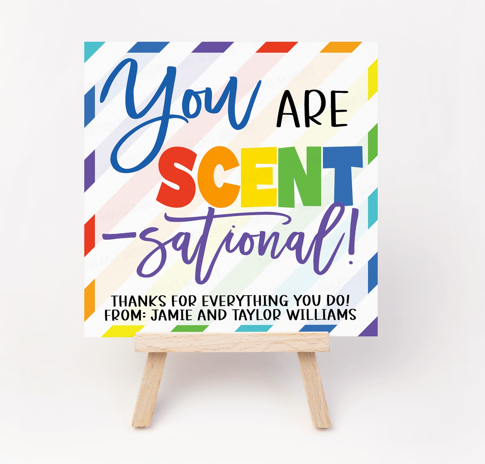 Appreciation Gift Tag You Are Scent-sational Label Thank You - Etsy