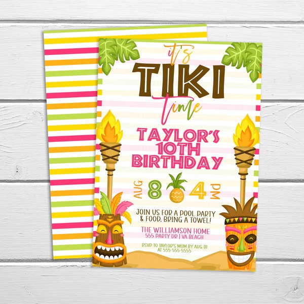 Luau Tiki - Etsy