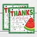 Watermelon Appreciation Gift Tags Thanks A Melon Teacher - Etsy