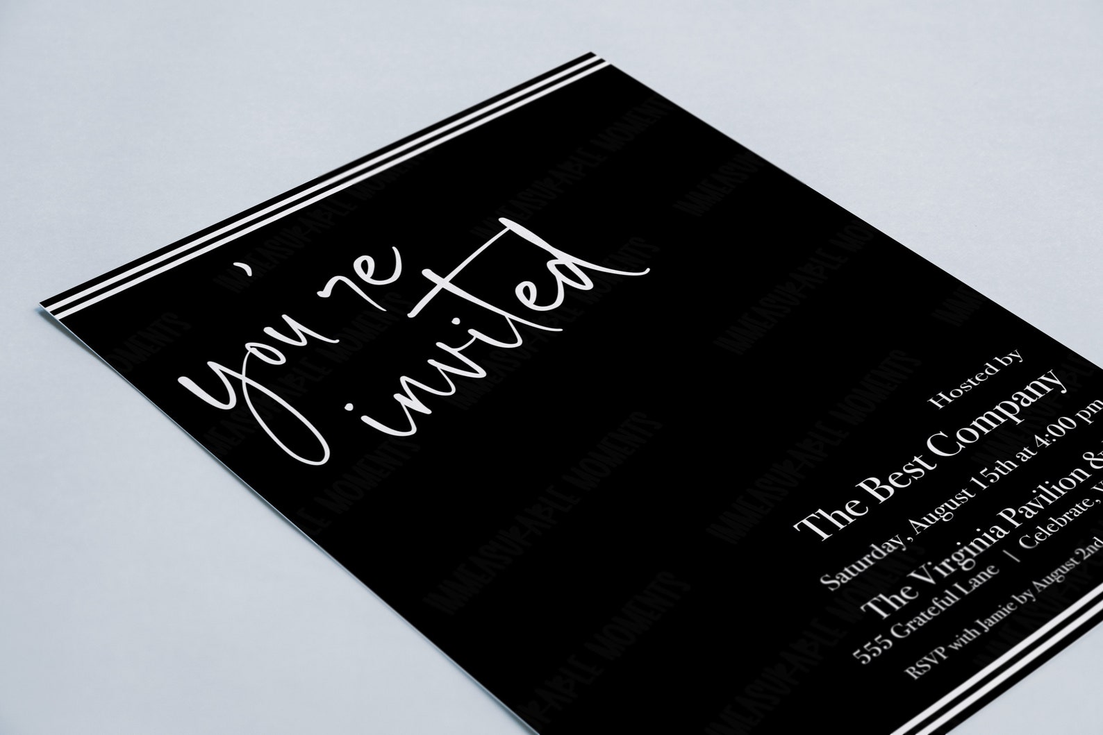 You're Invited Invitation, Any Occasion Invite, Birthday Retirement ...