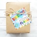 Back to School Building Blocks Gift Tags, Students Classmates Classroom ...