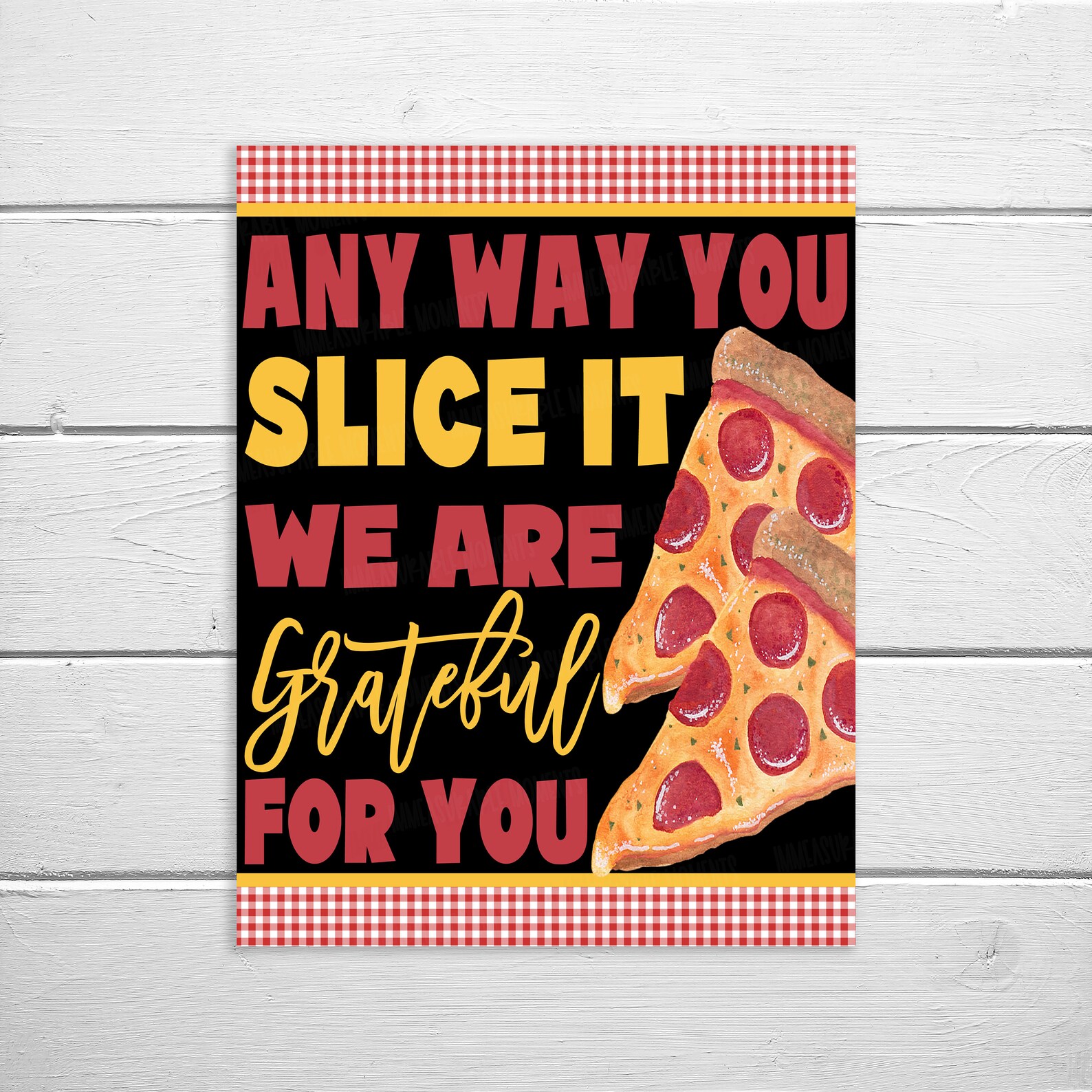 Pizza Appreciation Sign Staff Employee Teacher Nurse - Etsy